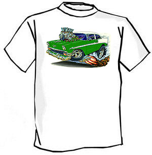 Madd Doggs 1956 Chevrolet 2 Door Muscle Car T-Shirts and Apparel ...